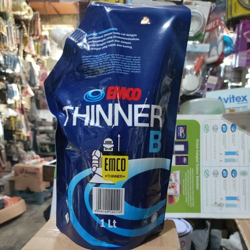 Jual Thinner B EMCO 1 Liter | Shopee Indonesia
