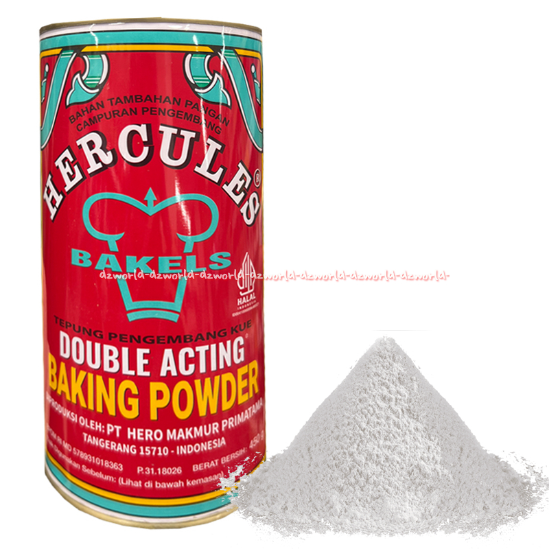 Jual Hercules 450gr Tepung Baking Powder Kemasan Kaleng | Shopee Indonesia
