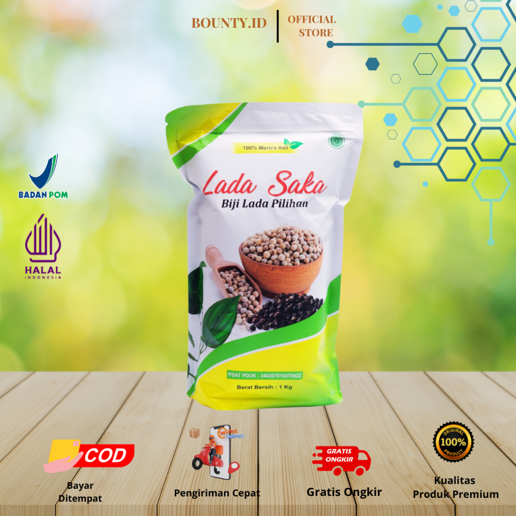 Jual Lada Putih Bubuk / Lada Saka/ White Pepper Powder (1000 gram ...