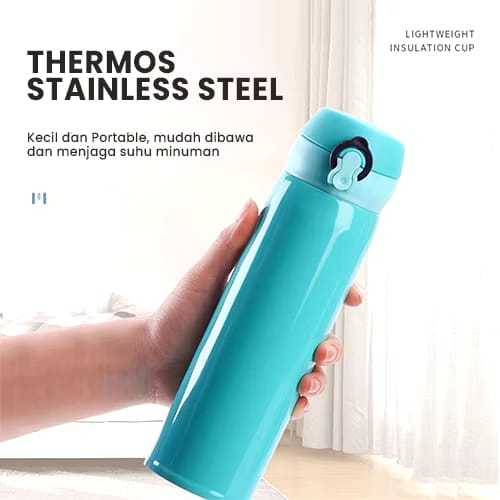 Jual Tumbler termos niagara 500ml/tumbler kancing stainless/tumbler ...