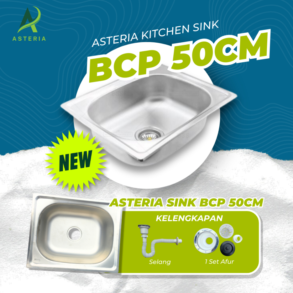 Jual Bak Cuci Piring Elegan dan Minimalis Ragam Ukuran Satu Lubang Plus ...