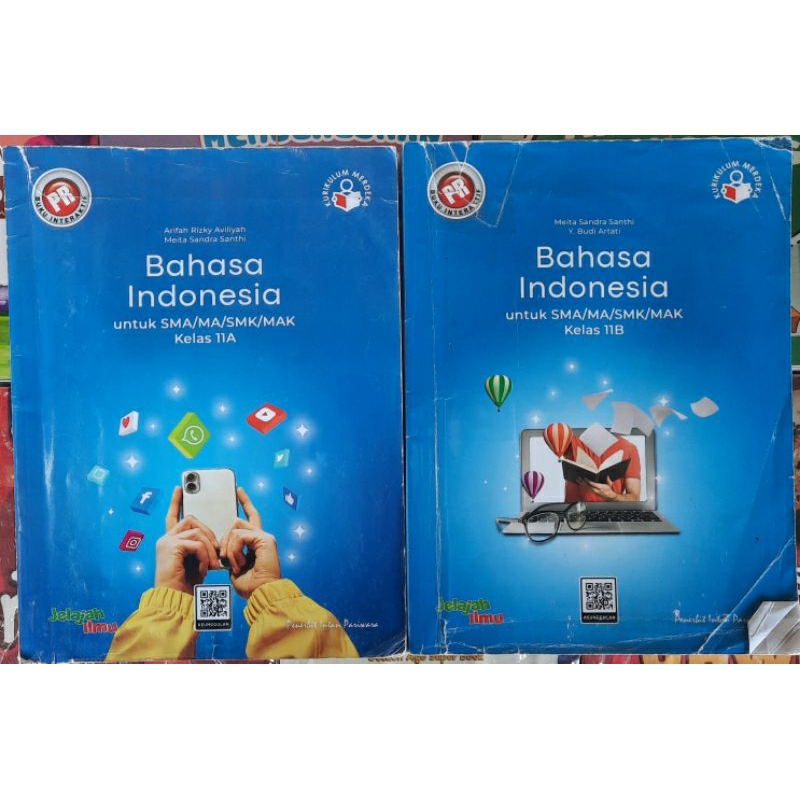 Jual PR Buku Interaktif Bahasa Indonesia untuk SMA/MA Kelas 11A 11B Kurikulum Merdeka Intan ...