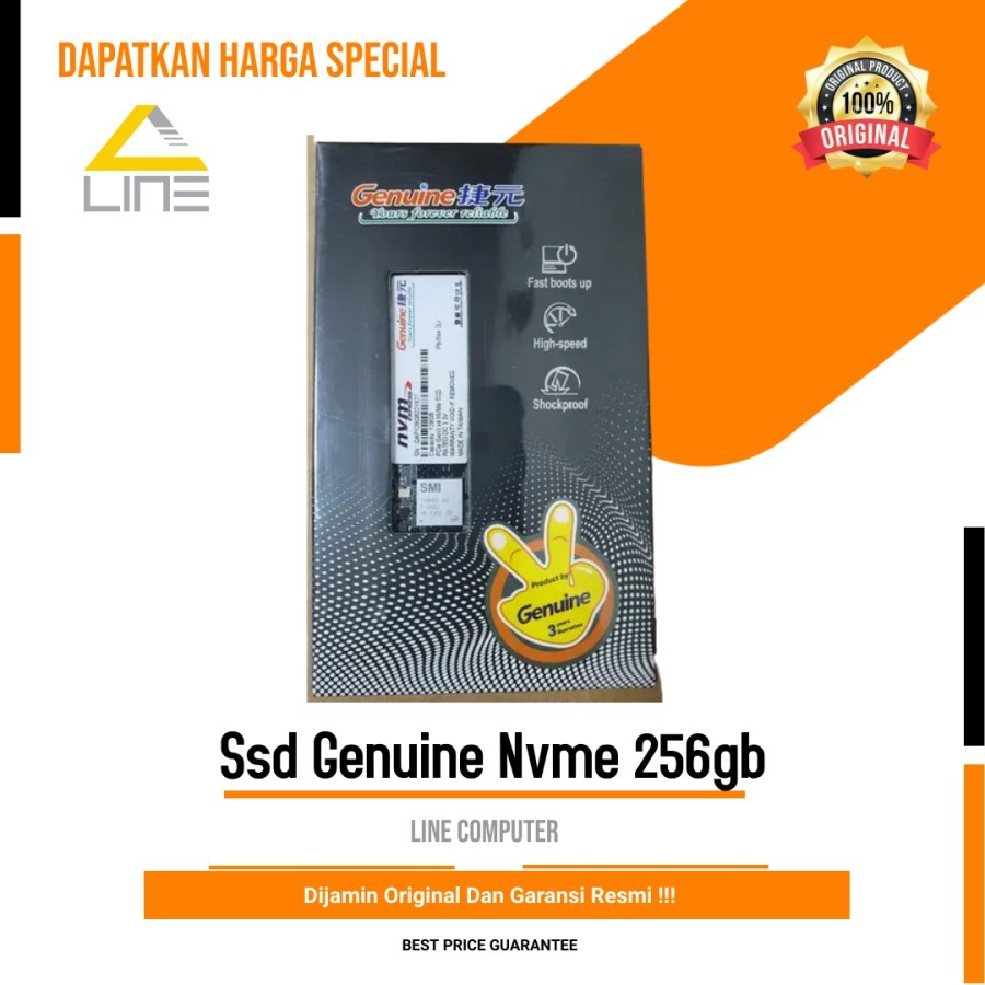 Jual SSD Genuine 256 GB M.2 PCie NVme - Garansi Resmi 3 Tahun | Shopee ...