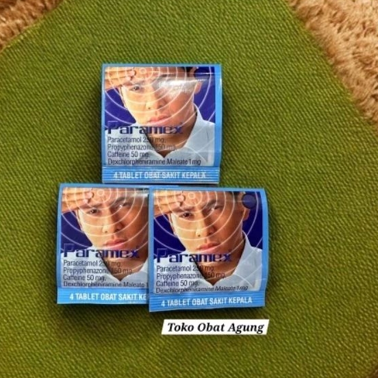 Jual Paramex BUNDLING 2 Strip (1 Strip Isi 4 Tablet). Obat Sakit Kepala ...