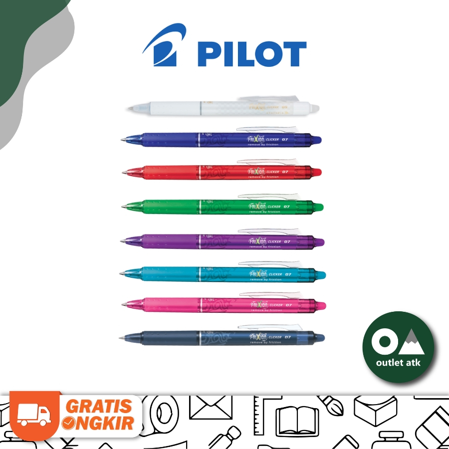 Jual Pulpen Cetek Erasable Pilot Frixion Pen 0.7mm bisa di hapus ...