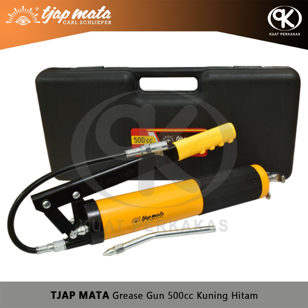 Jual Grease Gun 500cc TJAP MATA Pompa Gemuk Hitam Kuning Eye Brand ...