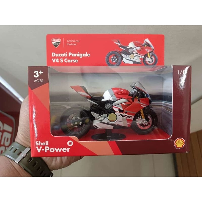 Jual diecast shell ducati panigale v4 s core seri pertama | Shopee ...