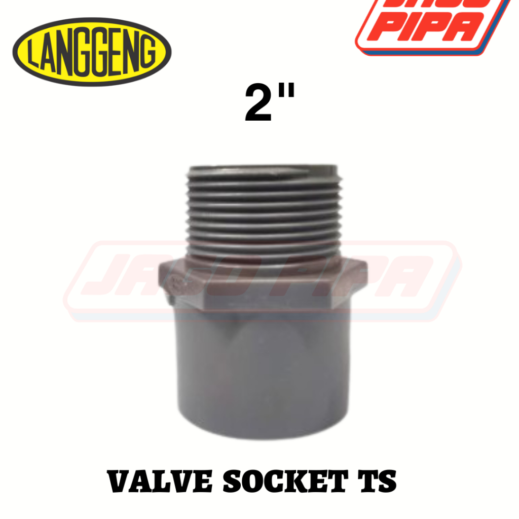 Jual Sock Drat Luar AW 2 Inch Langgeng SDL Valve Socket Fitting PVC 2 ...