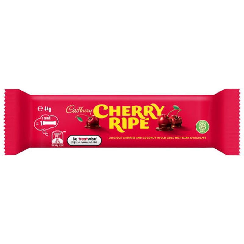 Jual (READY) Cadbury Cherry Ripe Dark Chocolate Bar 44g | Shopee Indonesia
