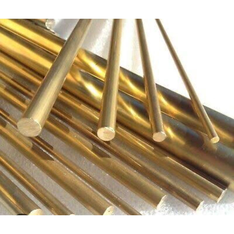 Jual AS KUNINGAN OD 10MM X PANJANG 50CM ( 500MM ) ROUND BAR STELL BRASS ...