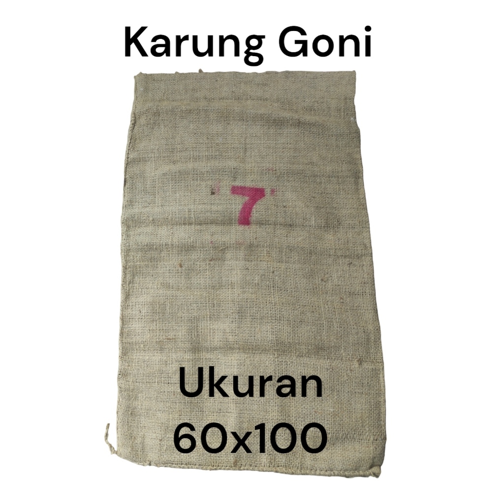 Jual Karung Goni bekas karung goni 50 kg karung goni coklat | Shopee ...