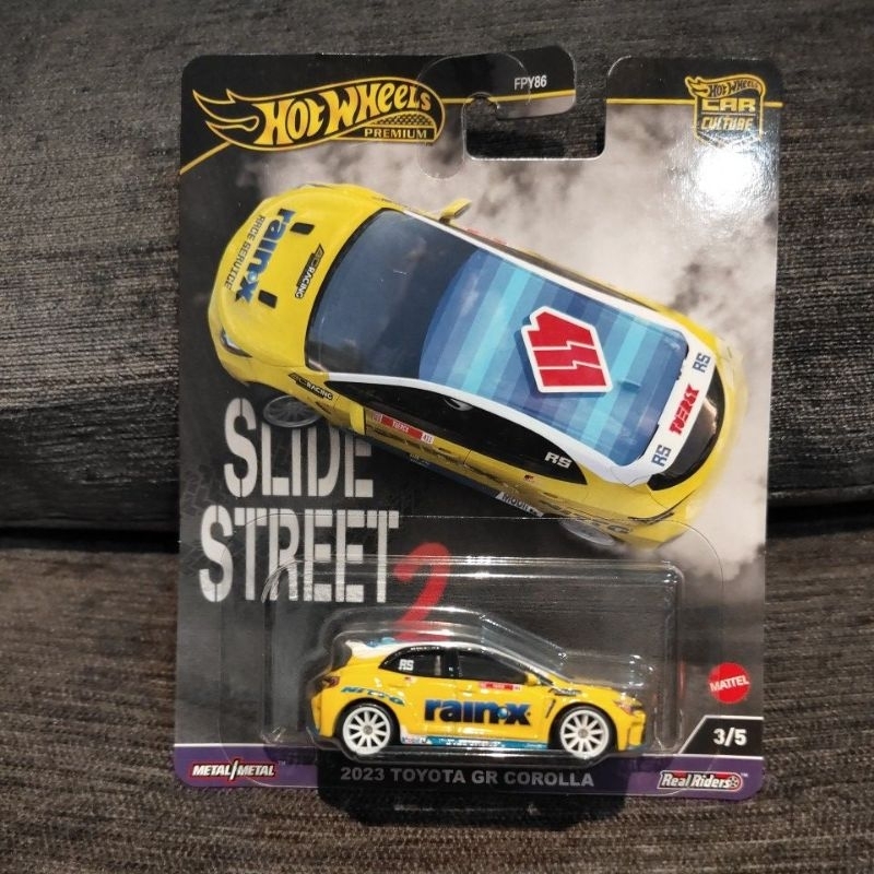 Jual hotwheels premium slide street toyota gr corolla (KERUT) FREE ...