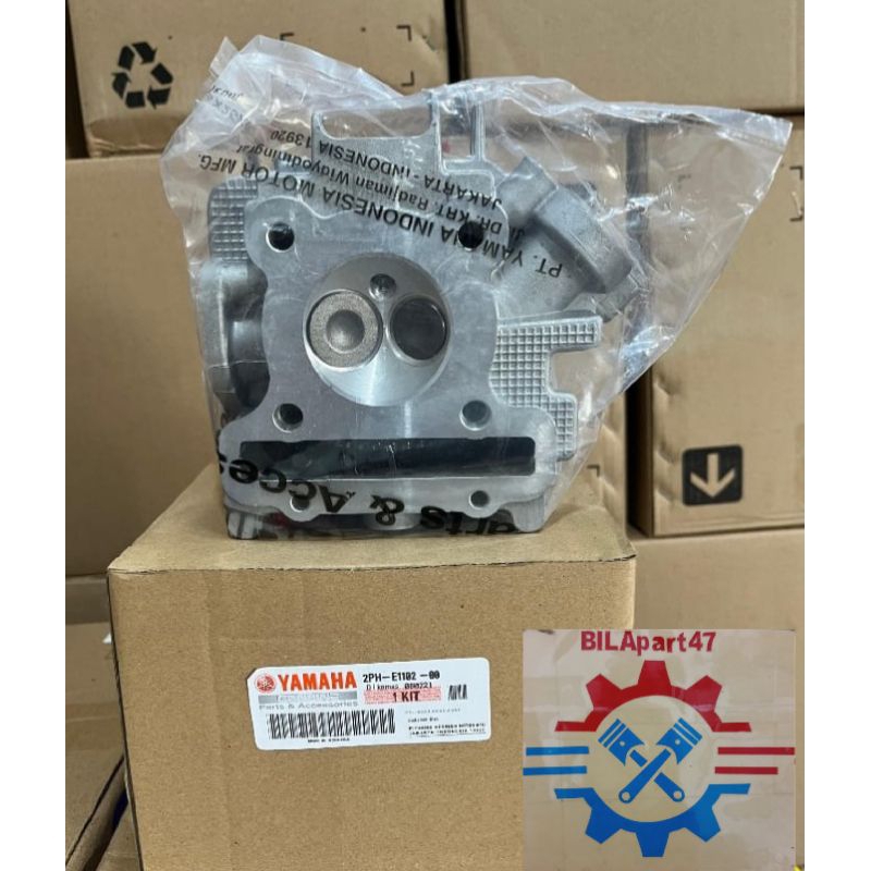 Jual Blok Cylinder Silinder Head Assy Komplit Mio Soul Gt Mio M3 S Fino Fi Xride 125 (2PH ...