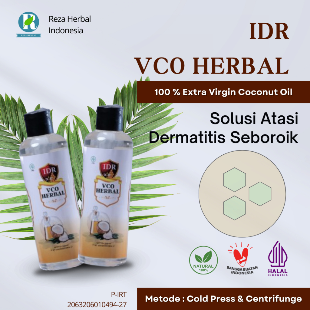 Jual IDR VCO Herbal - Obat Dermatitis Seboroik | Shopee Indonesia
