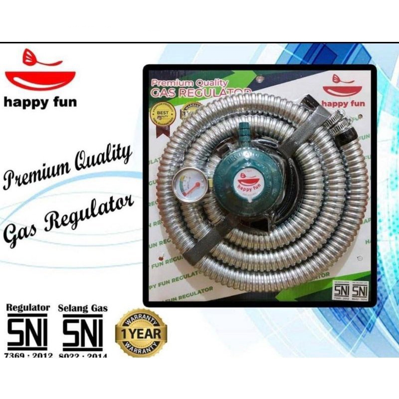 Jual IJN COD 900GR PAKET REGULATOR DAN SELANG REGULATOR HAPPY FUN SNI ...