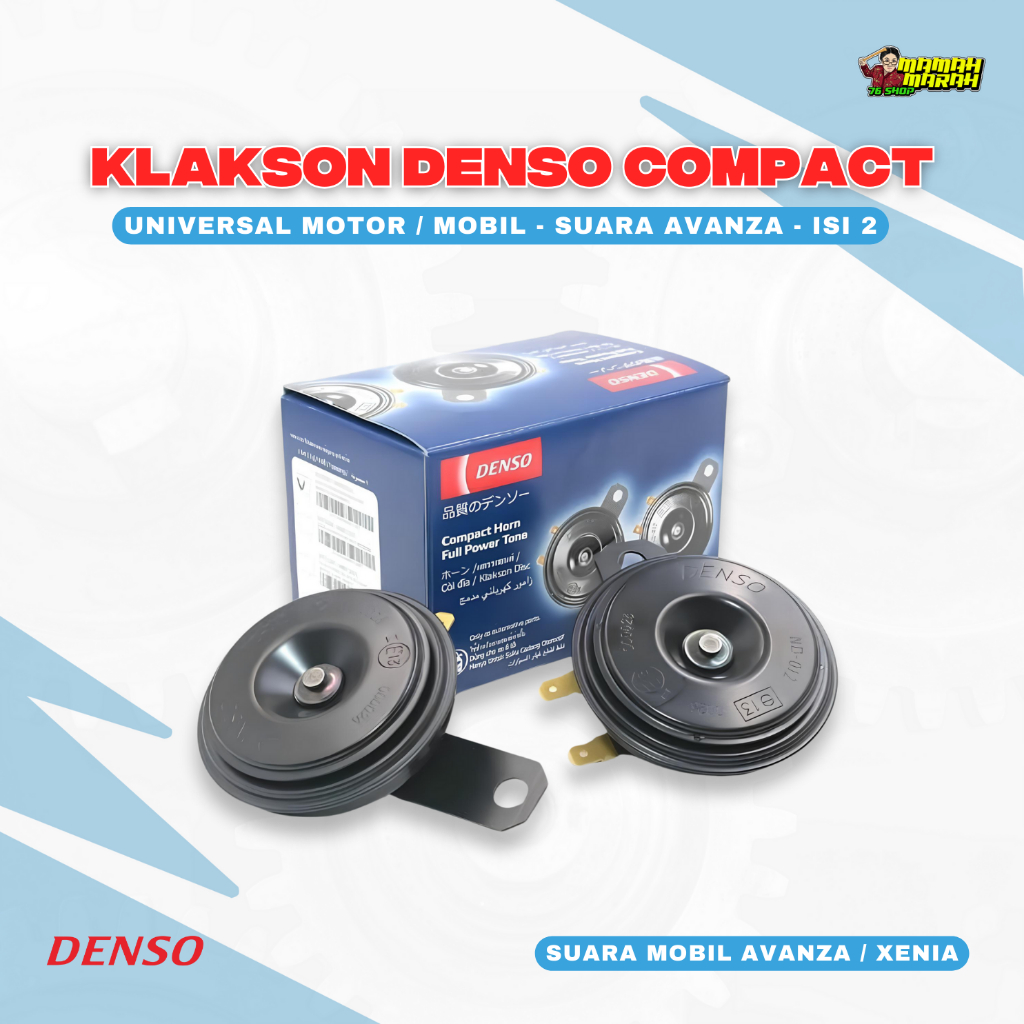 Jual Klakson denso compact isi 2 klakson denso motor mobil suara avanza ...