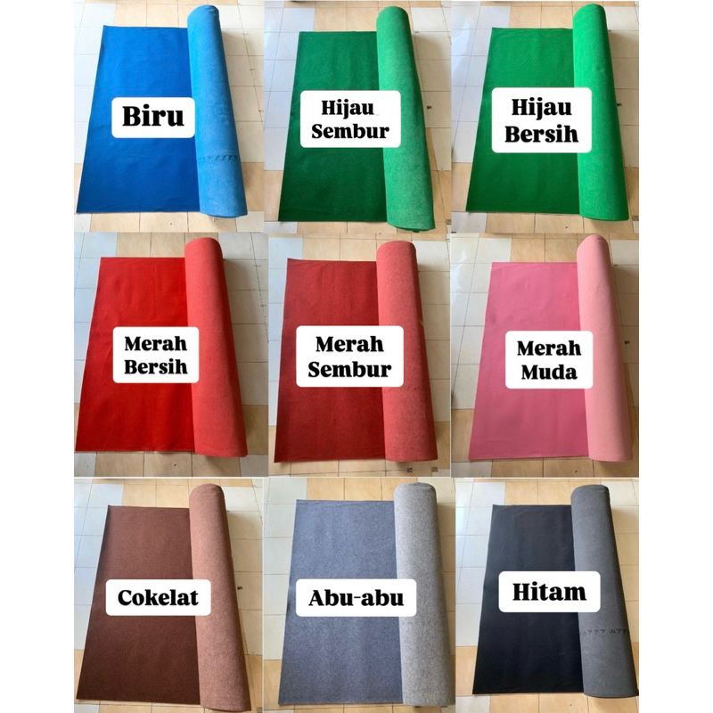 Jual Karpet Bludru Meteran untuk Masjid Mushola Panggung / Alas Beludru ...