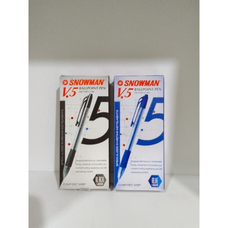 Jual ( 12 PCS ) PULPEN SNOWMAN V5 PACK | Shopee Indonesia