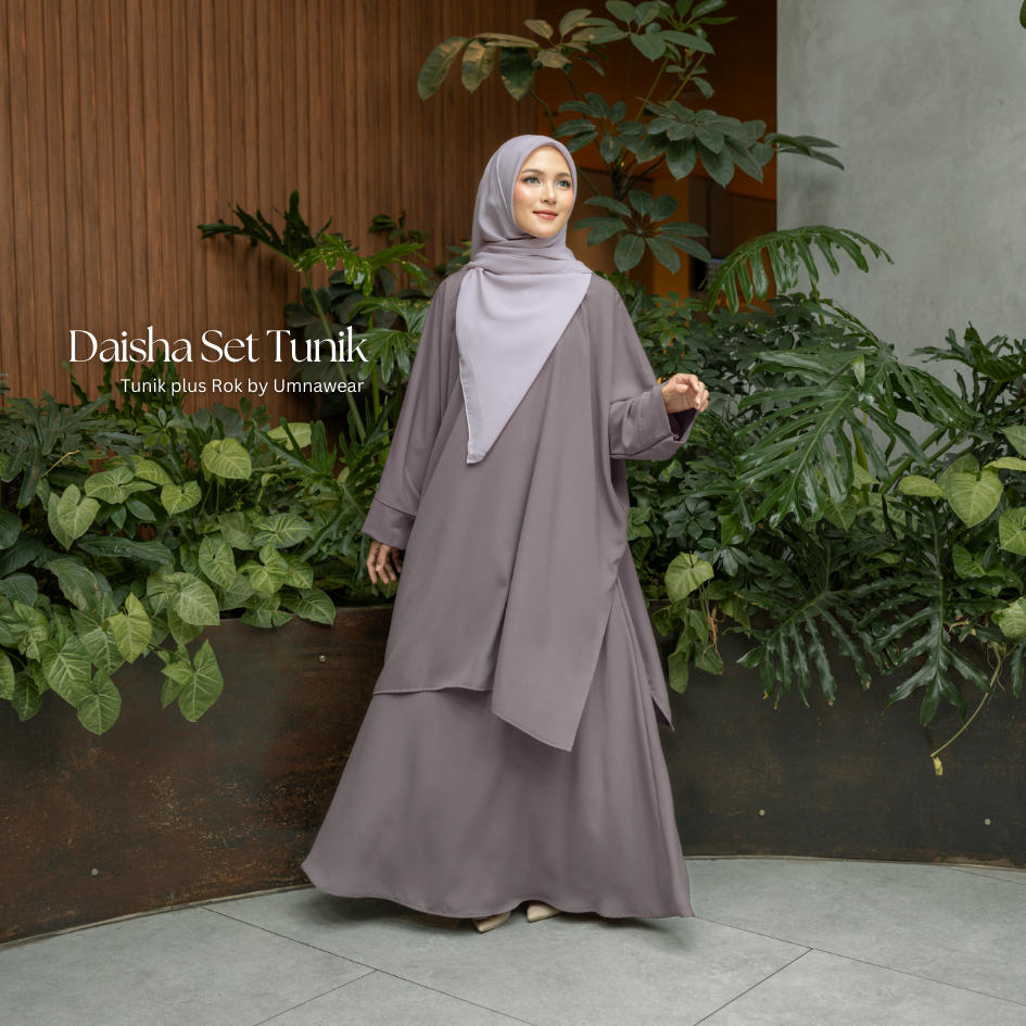 Jual Daisha Set Tunik Melayu Muslimah ( Set Tunik dan Rok ) by Umnawear ...