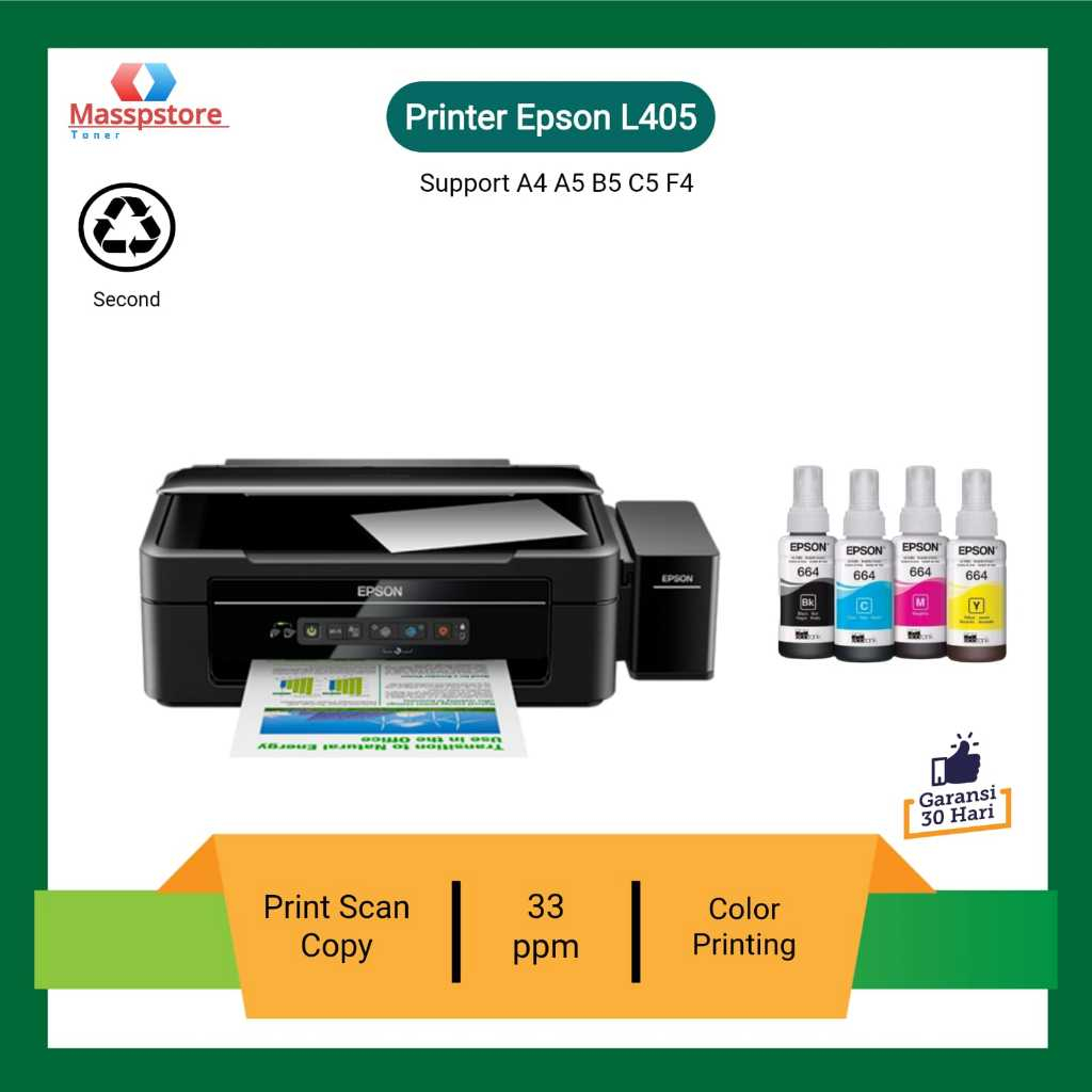 Jual Printer Epson L405 wireless printer multifungsi print scan copy | Shopee Indonesia