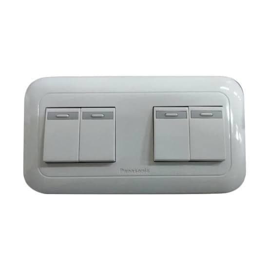 Jual PANASONIC SAKLAR SERI 2 GANG WEJ78049 + WEJ 5531 | Shopee Indonesia