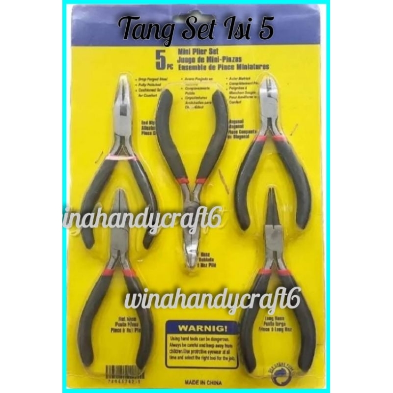 Jual Tang set isi 5 ( Tang Aksesoris ) | Shopee Indonesia