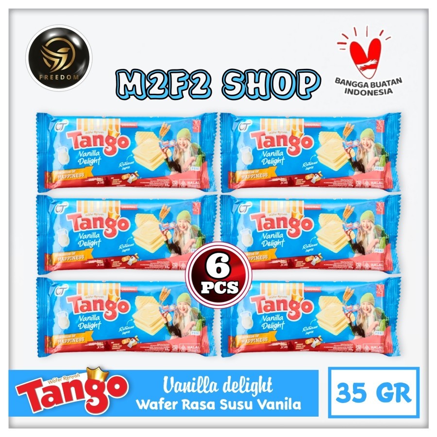 Jual Tango Wafer Vanilla Delight BITE SIZE | Krim Susu Vanila - 35 gr ...