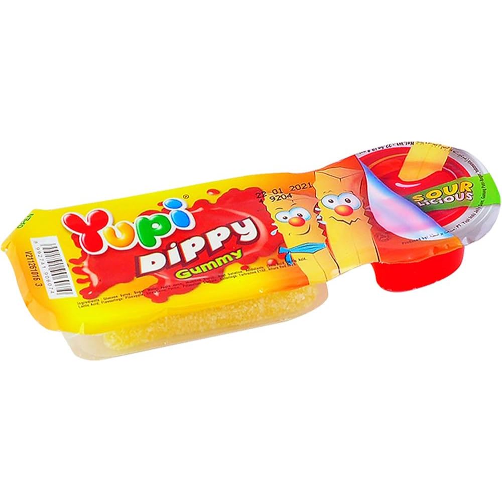 Jual Yupi Dippy Gummy With Sour Sauce 22.5g/Yupi Gummi Fries 15g | Shopee Indonesia