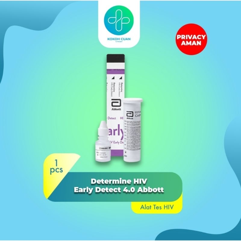 Jual HIV Test Generasi 4.0 Abbott Determine Early Detect isi 1T Test ...
