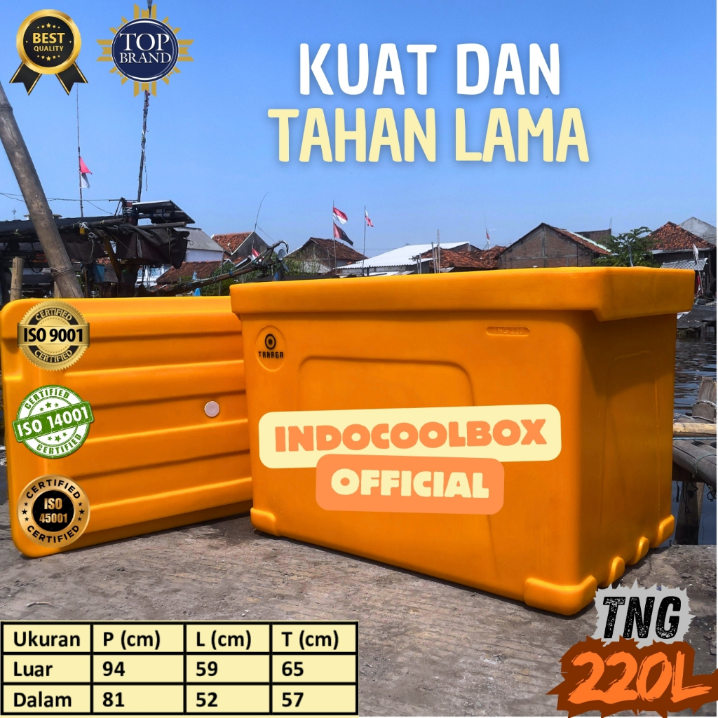 Jual Cooler Box Tanaga 220 Liter Termos Es Kotak Tempat Es Batu Daging ...