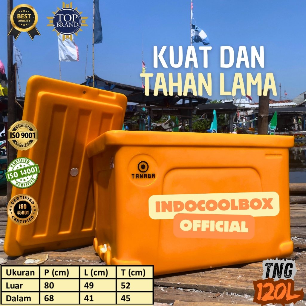 Jual Cooler Box Tanaga 120 Liter Termos Es Kotak Tempat Es Batu Daging ...
