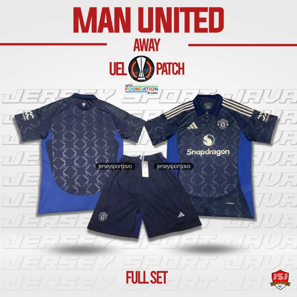 Jual ( READY STOK ) SETELAN JERSEY FULLSET BAJU + CELANA MU AWAY 2024/ ...