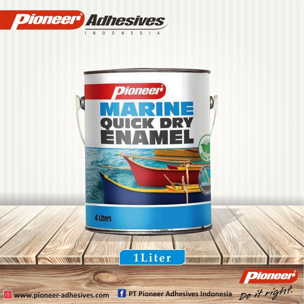Jual CAT KAPAL PIONEER MARINE QUICK DRY ENAMEL SAFETY GREEN 1L | Shopee ...