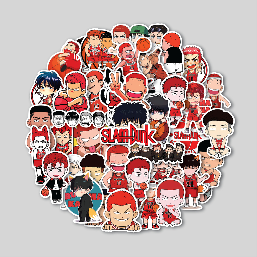 Jual STICKER PACK SLAMDUNK CHIBI | STICKER TUMBLR | STIKER LAPTOP KOPER ...
