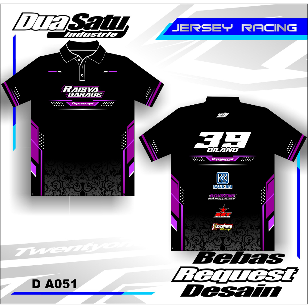Jual JERSEY RACING kaos baju jersey racing custom full printing jersey ...