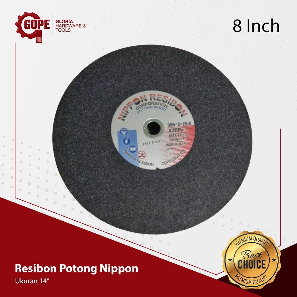 Jual Batu Mata Gerinda Gurinda Resibon Potong Nippon Ukuran Besar 14 ...