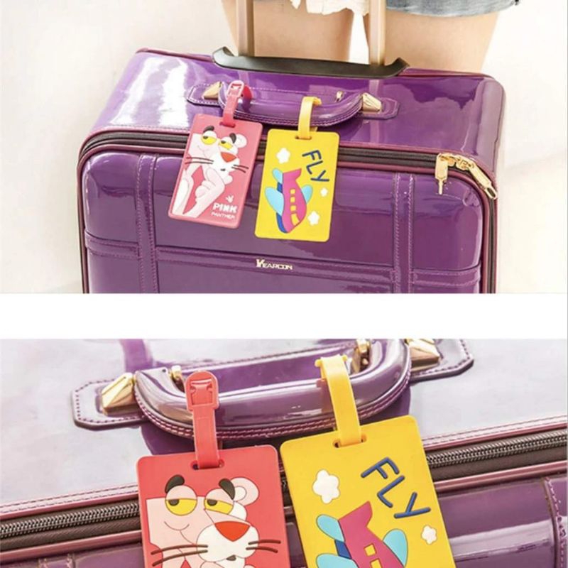 Jual gantungan koper name tag koper motif lucu bahan silikon penanda ...