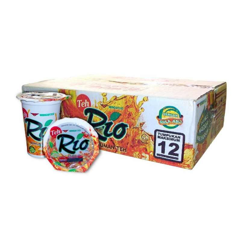 Jual Teh rio 1 dus isi 24 gelas | Shopee Indonesia