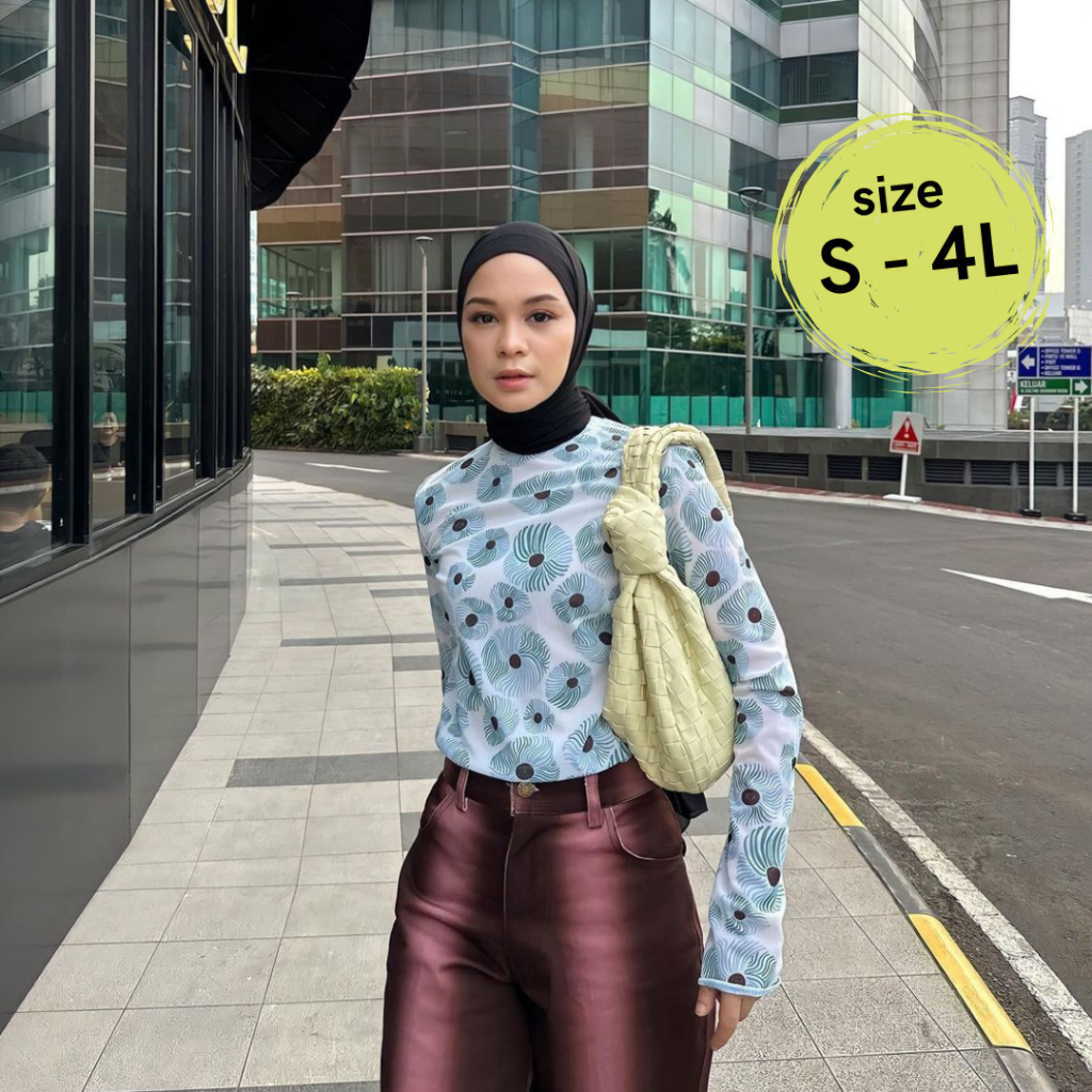 Jual [CLEARANCE] House of KYNY - Dulcet Mint Mesh Top | Atasan Wanita ...