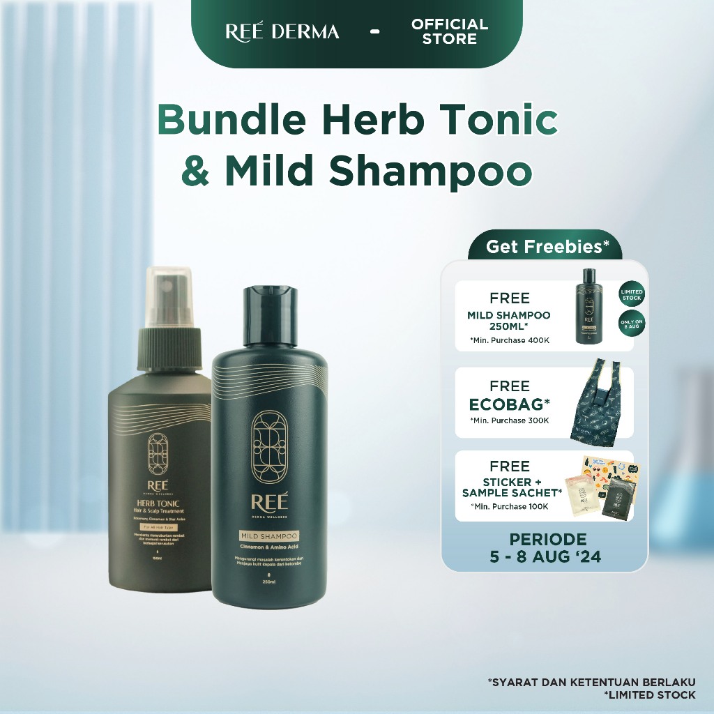 Jual Ree Derma Wellness - Bundle Special Price - Herb Tonic 150ML ...