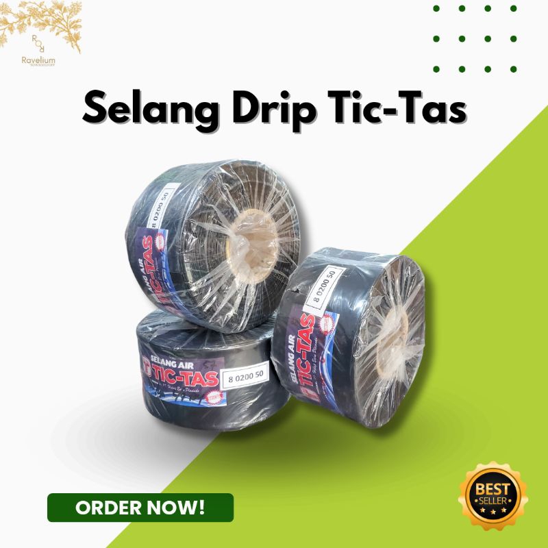 Jual Selang Drip Tic-Tas UK.8cm/Selang Irigasi Drip Termurah/Selang ...