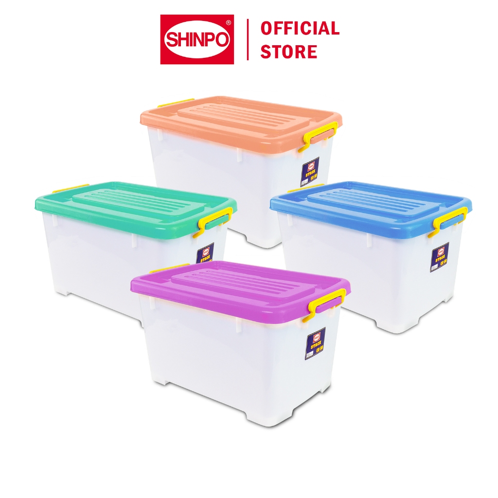 Jual SHINPO Kontainer Plastik Dengan Roda Stack Container Box Kotak ...