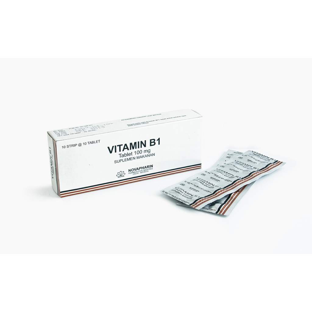 Jual VITAMIN B1 NOVAPHARIN 50 MG BOX 100 TABLET | Shopee Indonesia