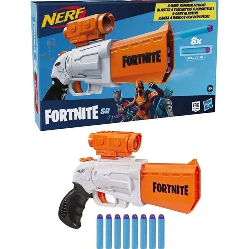 Jual NERF FORTNITE SR ORIGINAL NERF HASBRO PISTOL MAINAN | Shopee Indonesia