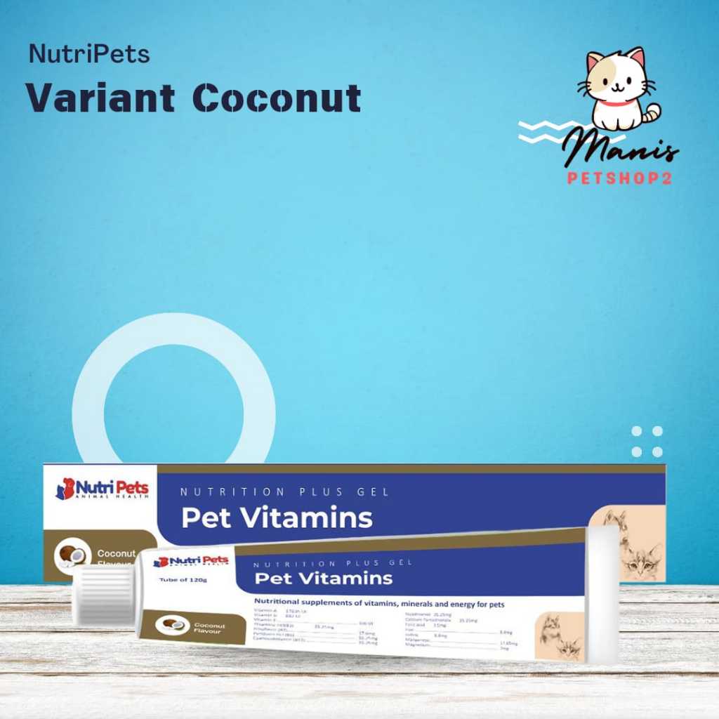 Jual NUTRI PETS 120 gr Nutrition Plus Gel Vitamin Hewan Peliharaan rasa ...