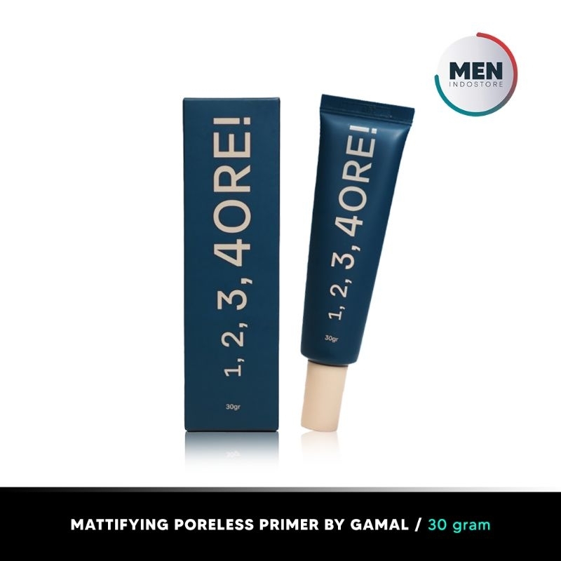 Jual 1,2,3,4ORE! Mattifying Poreless Primer - By Gamal Men | Shopee ...