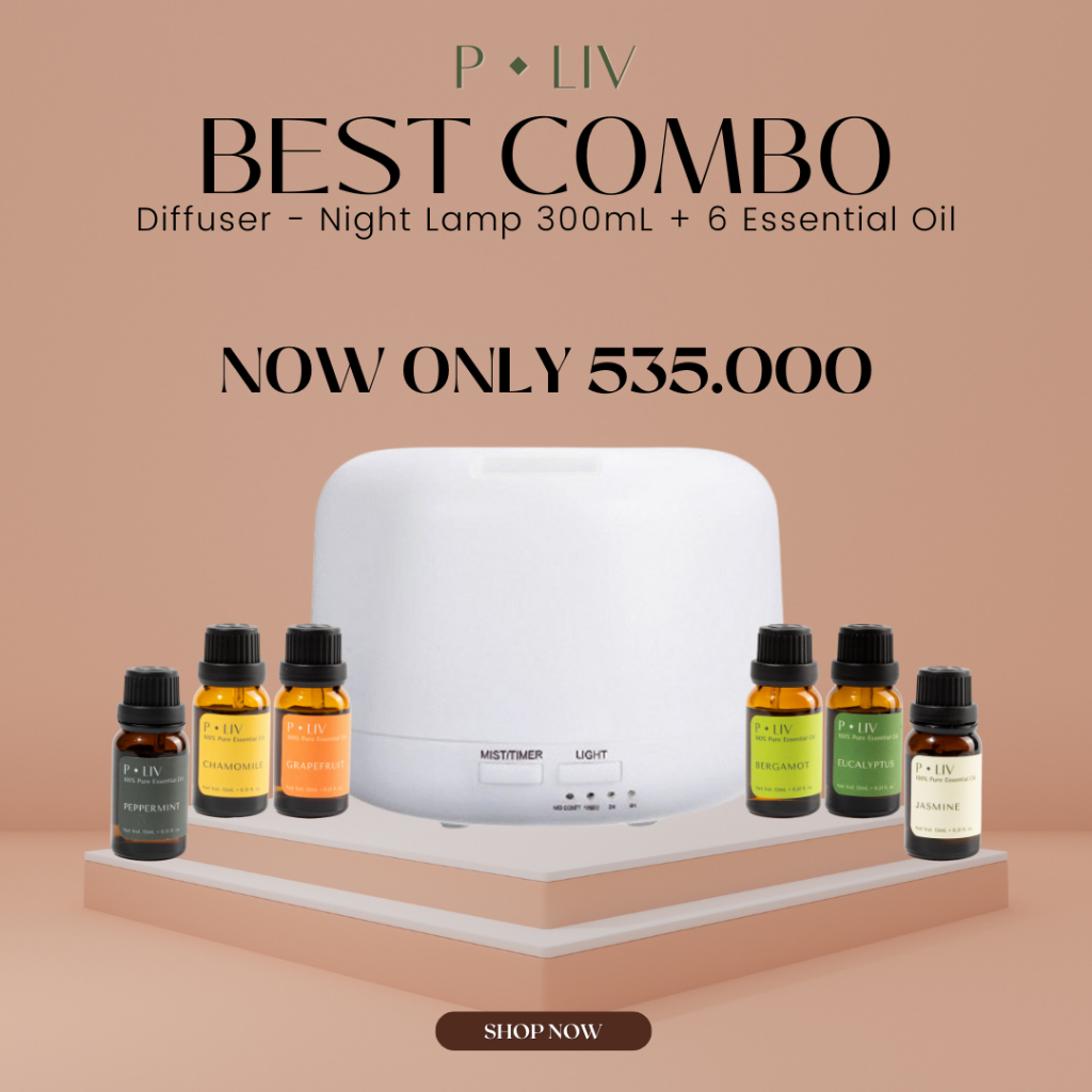 Jual BEST COMBO ESSENTIAL OIL + DIFFUSER 300ML | Shopee Indonesia