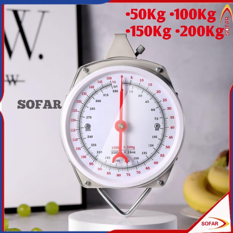 Jual KODE V18B Timbangan Besi Gantung 5kg 1kg 15kg Dan 2Kg Hanging Scale Timbangan Dus Jarum ...