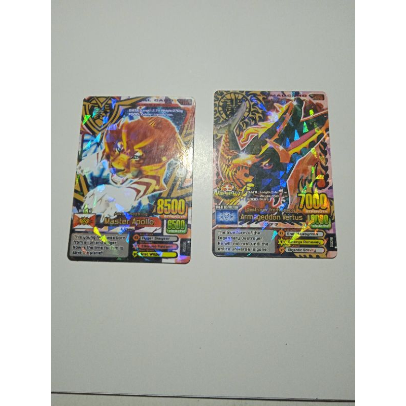 Jual Kartu Animal Kaiser 2 paket master apollo dan Armageddon vertus ...