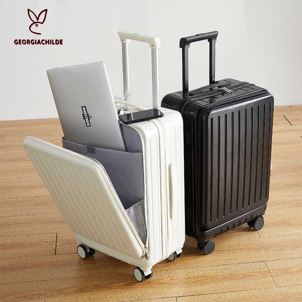 Jual Georgiachilde Koper 2 in 1 Koper kabin 20inch Laptop USB koper 24 ...